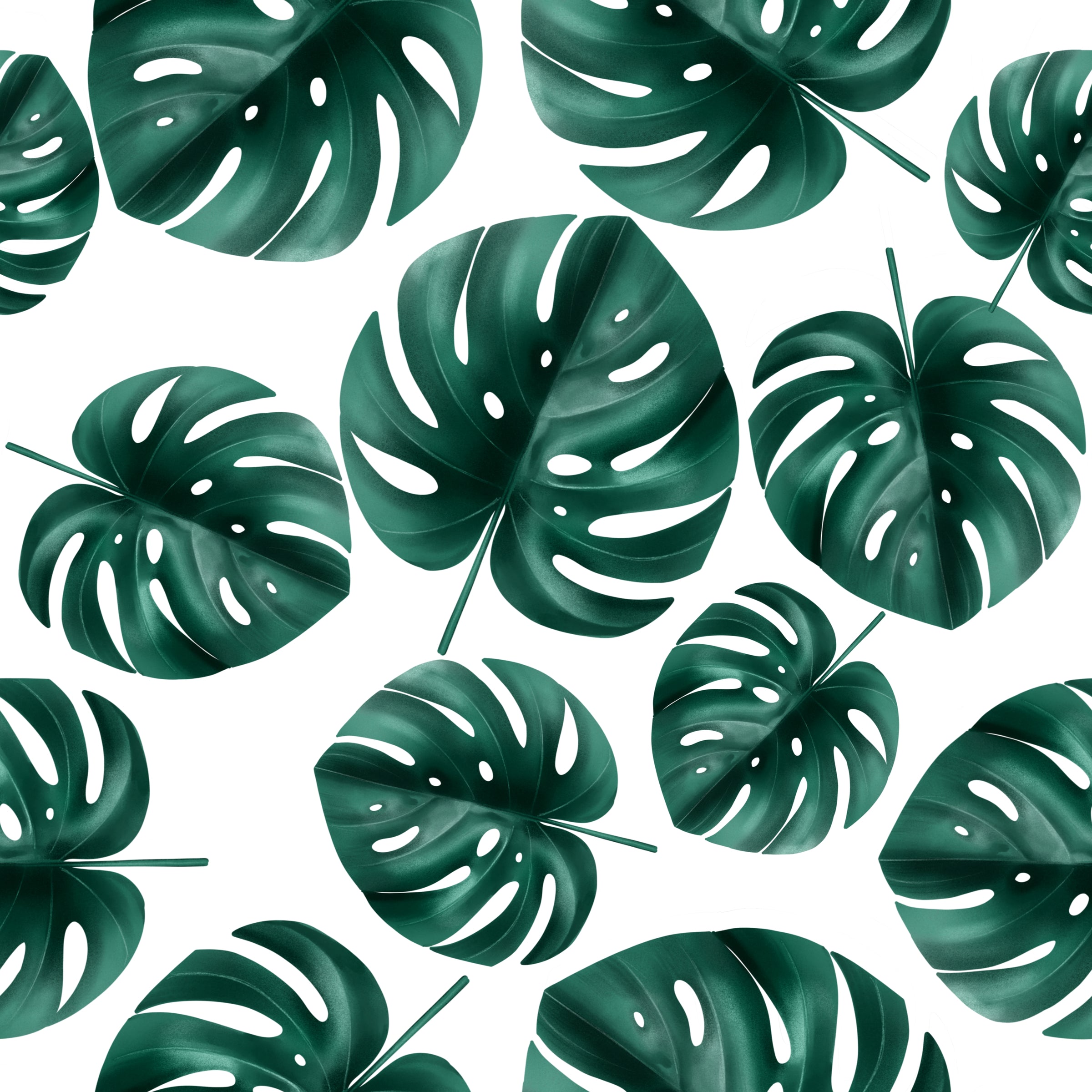 Feuilles monstera – La zone textile